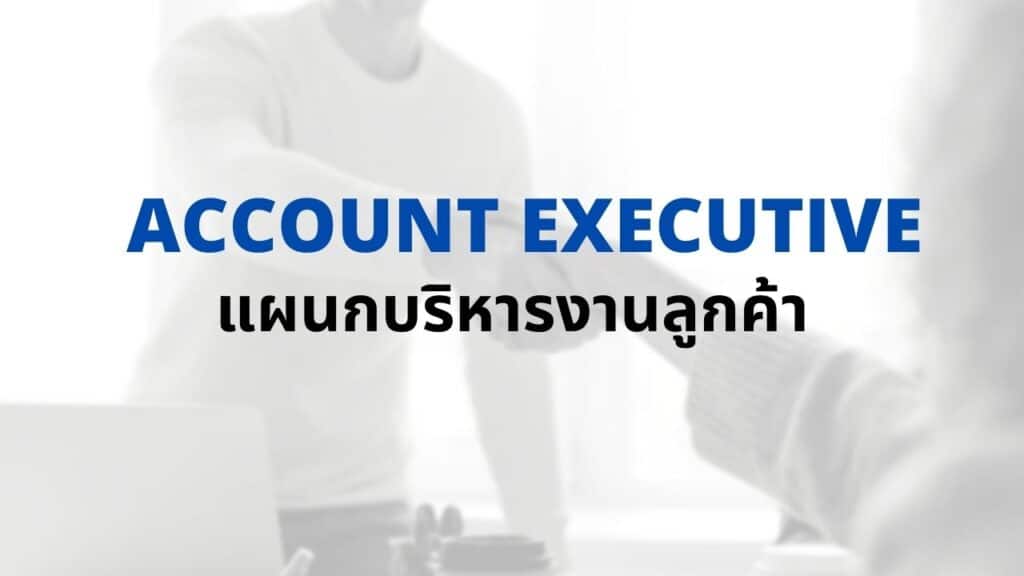 งาน Account Executive (AE) คืออะไร? มีหน้าที่อะไรบ้าง - Thai Winner